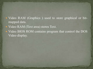 Conventional memory | PPTX | Operating Systems | Computer Software and ...