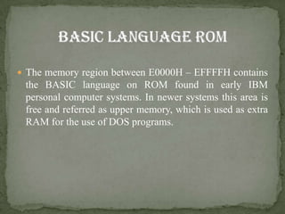 Conventional memory | PPTX | Operating Systems | Computer Software and ...