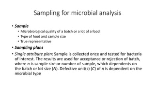 Conventional methods and sampling of food.pptx