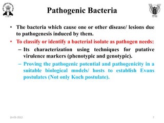 Conventional methods for identification and characterization of ...