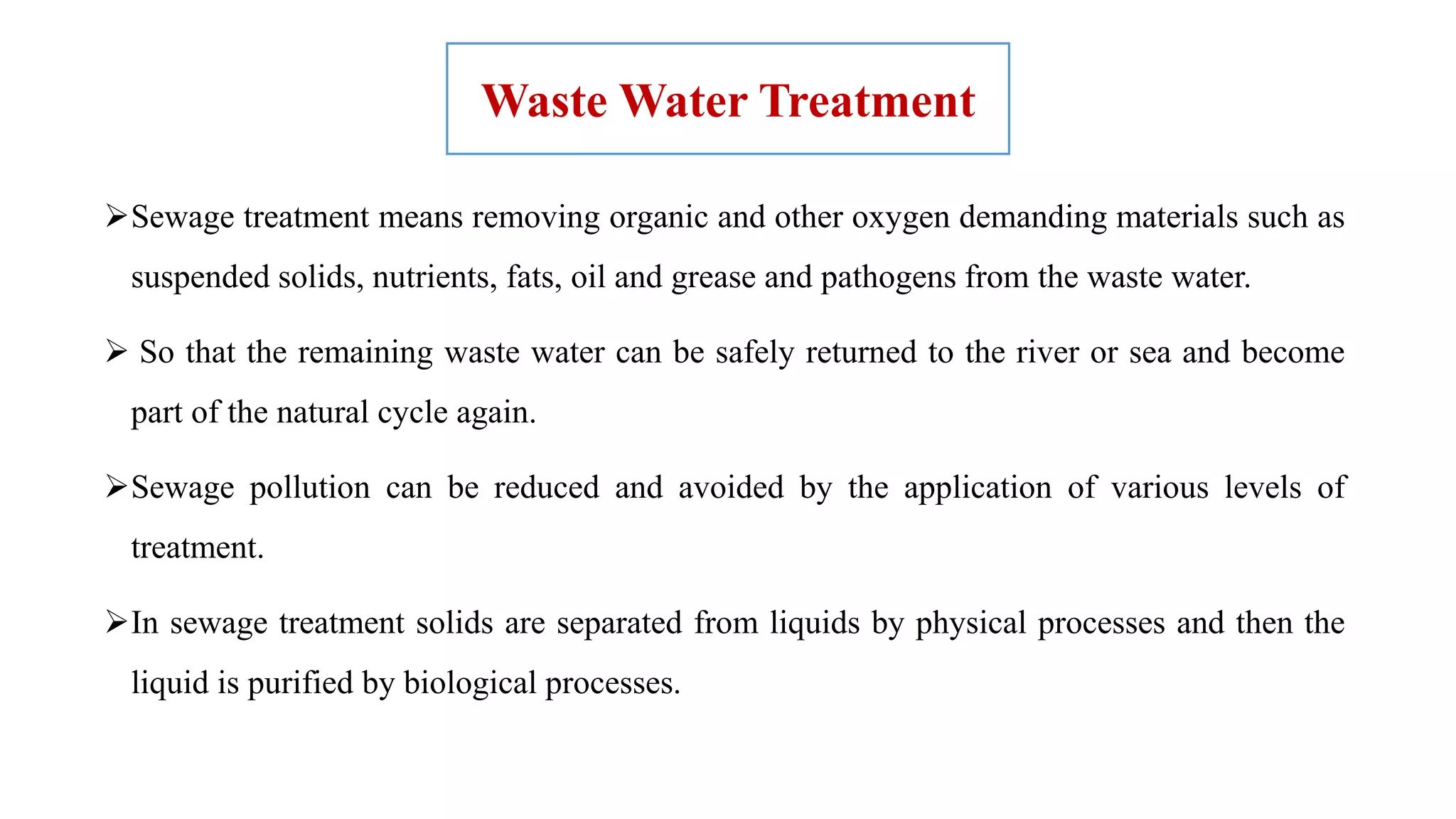 CONVENTIONAL METHOD – WASTE WATER TREATMENT.pptx