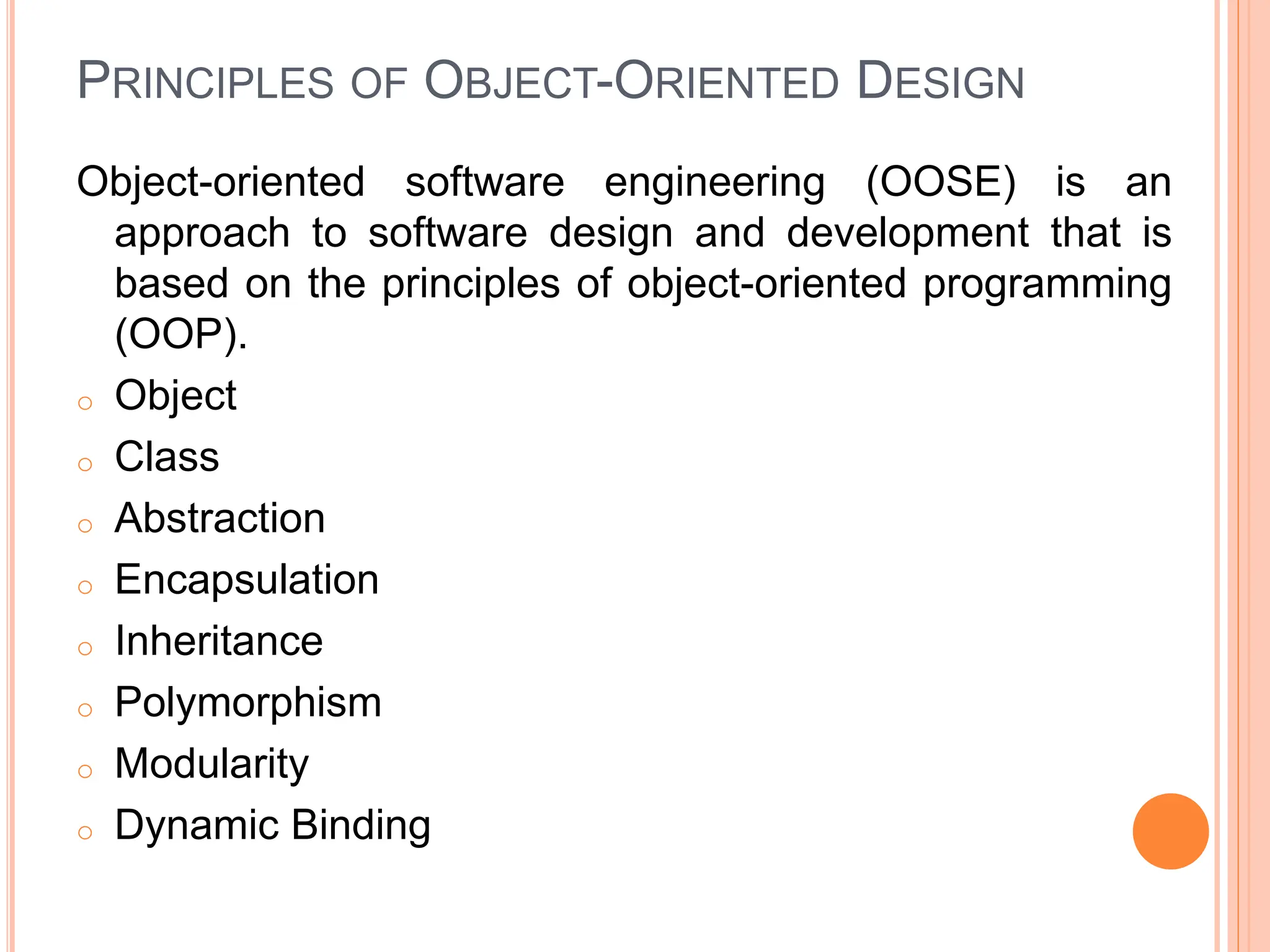 Conventional And Object Oriented Software Engineering Ppt 