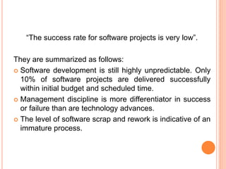 Conventional and Object Oriented Software Engineering | PPT