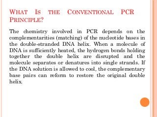 CONVENTIONAL PCR | PDF