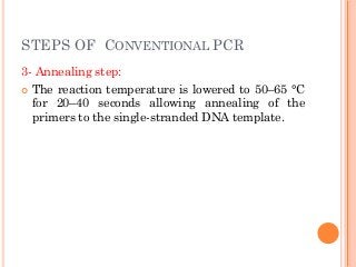 CONVENTIONAL PCR | PDF