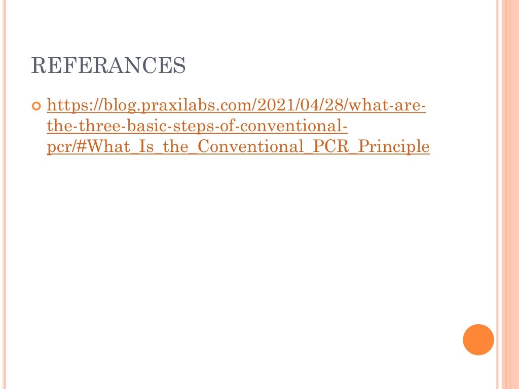 CONVENTIONAL PCR | PDF