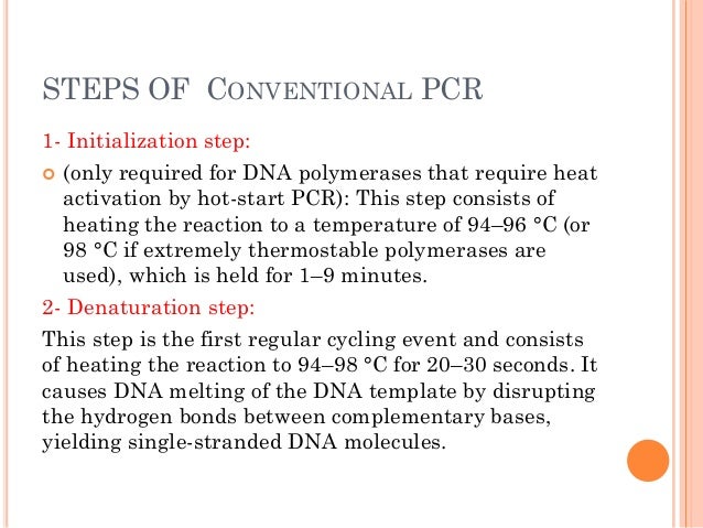CONVENTIONAL PCR | PDF