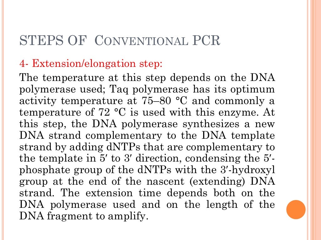 CONVENTIONAL PCR | PDF