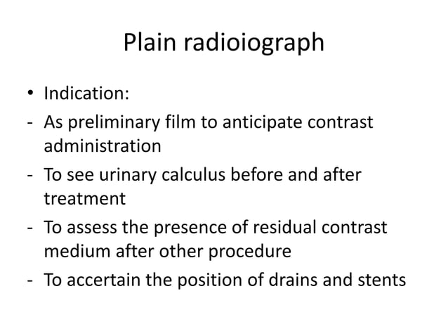 Conventional Radiology In Urology.pptx | Digestive Disorders | Diseases ...