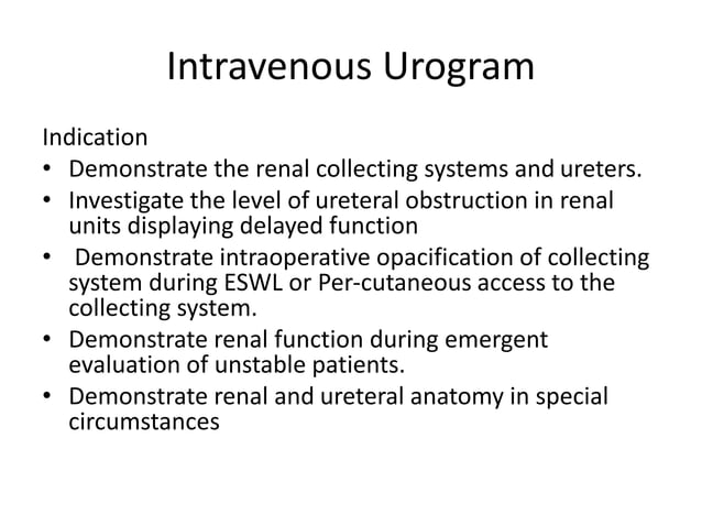 Conventional Radiology In Urology.pptx | Digestive Disorders | Diseases and Conditions