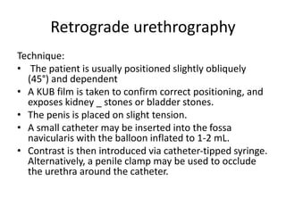 Conventional Radiology In Urology.pptx