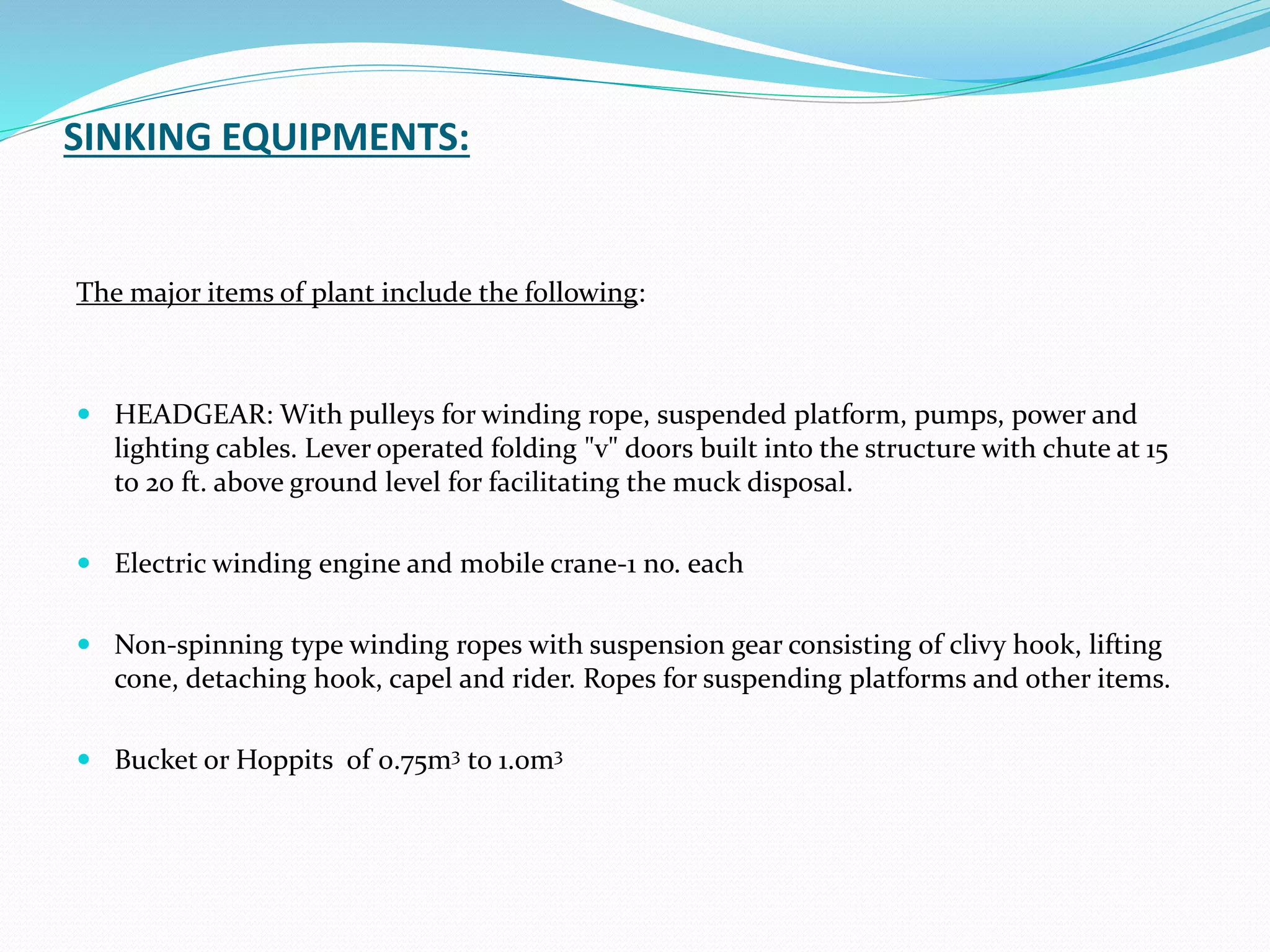 Conventional shaft sinking by manual means | PPTX