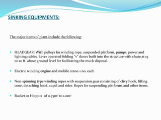 Conventional shaft sinking by manual means | PPTX