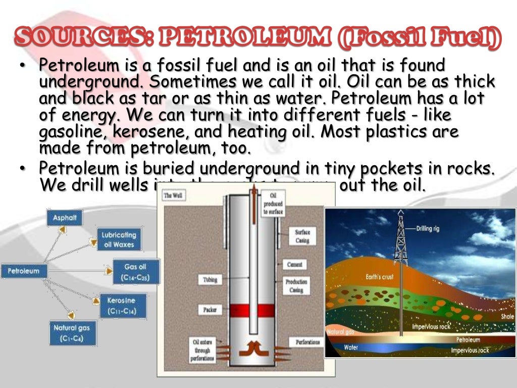 Conventional sources of energy