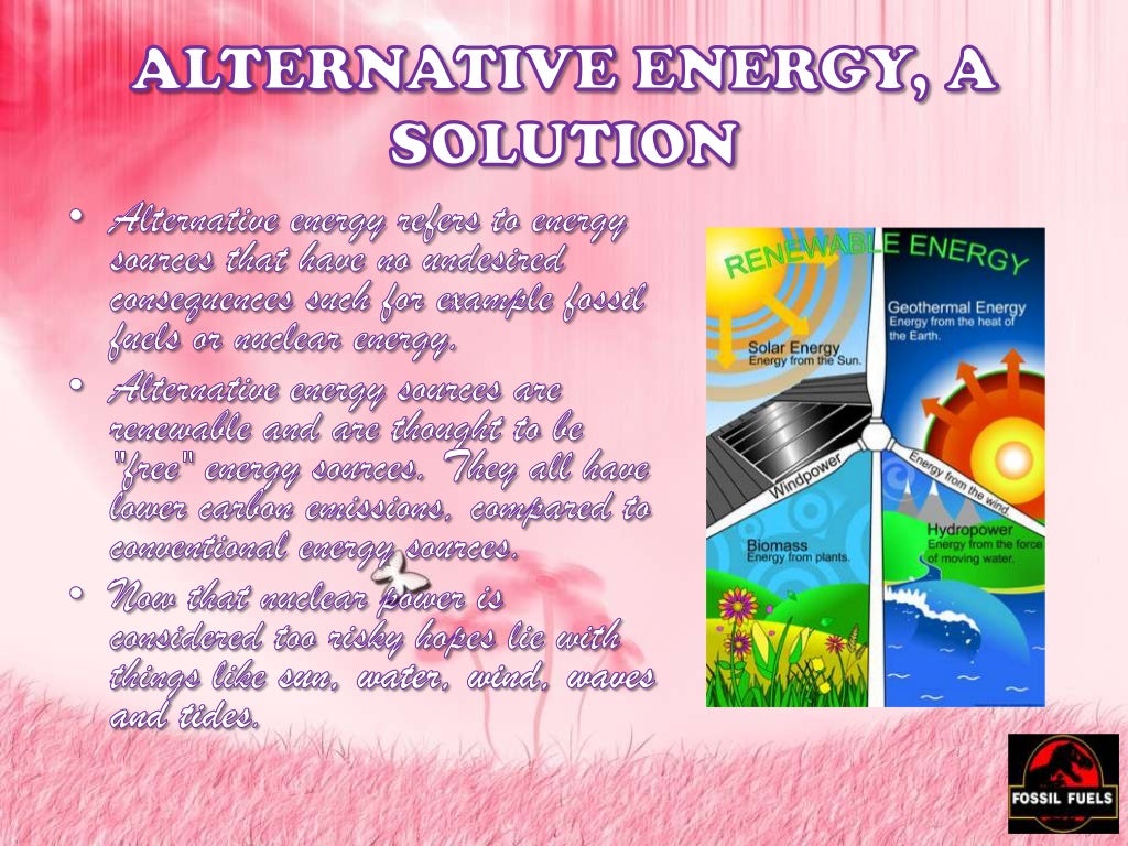 Conventional sources of energy