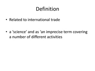Conventional trade financing slide | PPTX