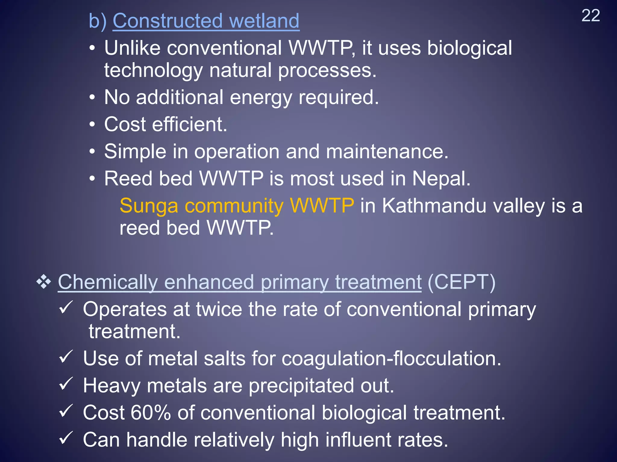 Conventional wastewater treatment | PPTX