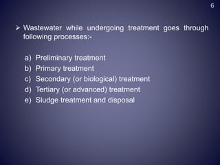 Conventional wastewater treatment | PPTX