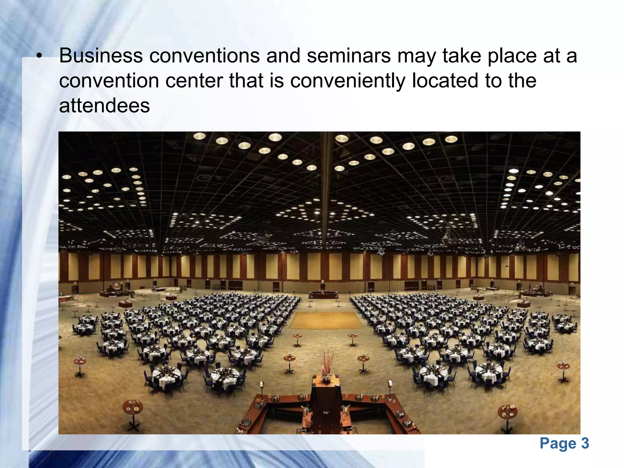 Convention center | PPTX