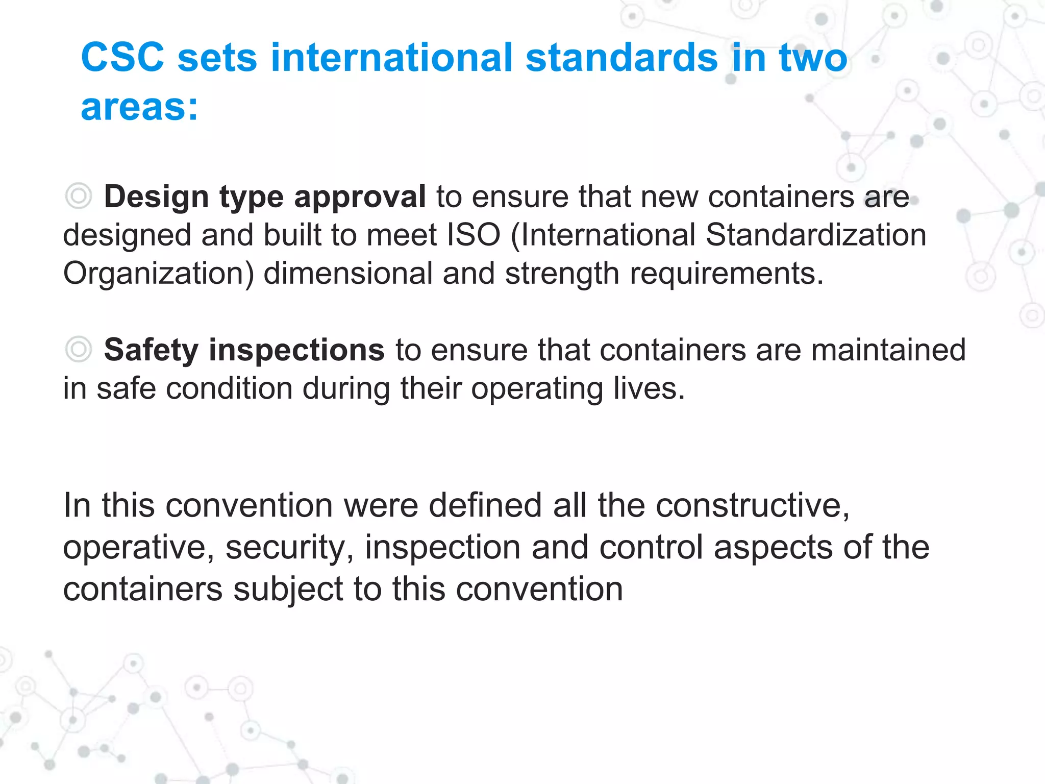 Convention for safe containers | PPTX