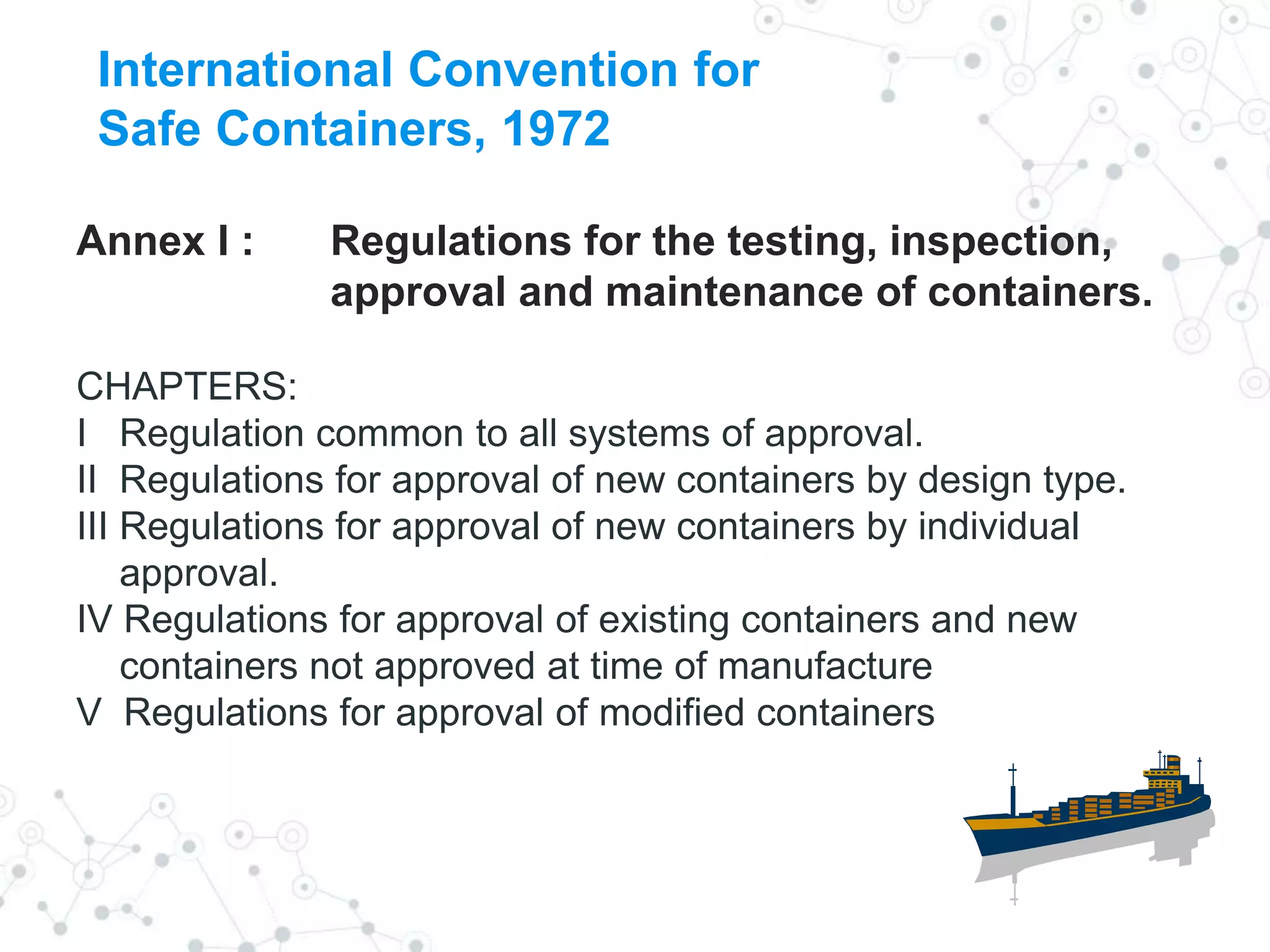 Convention for safe containers | PPTX