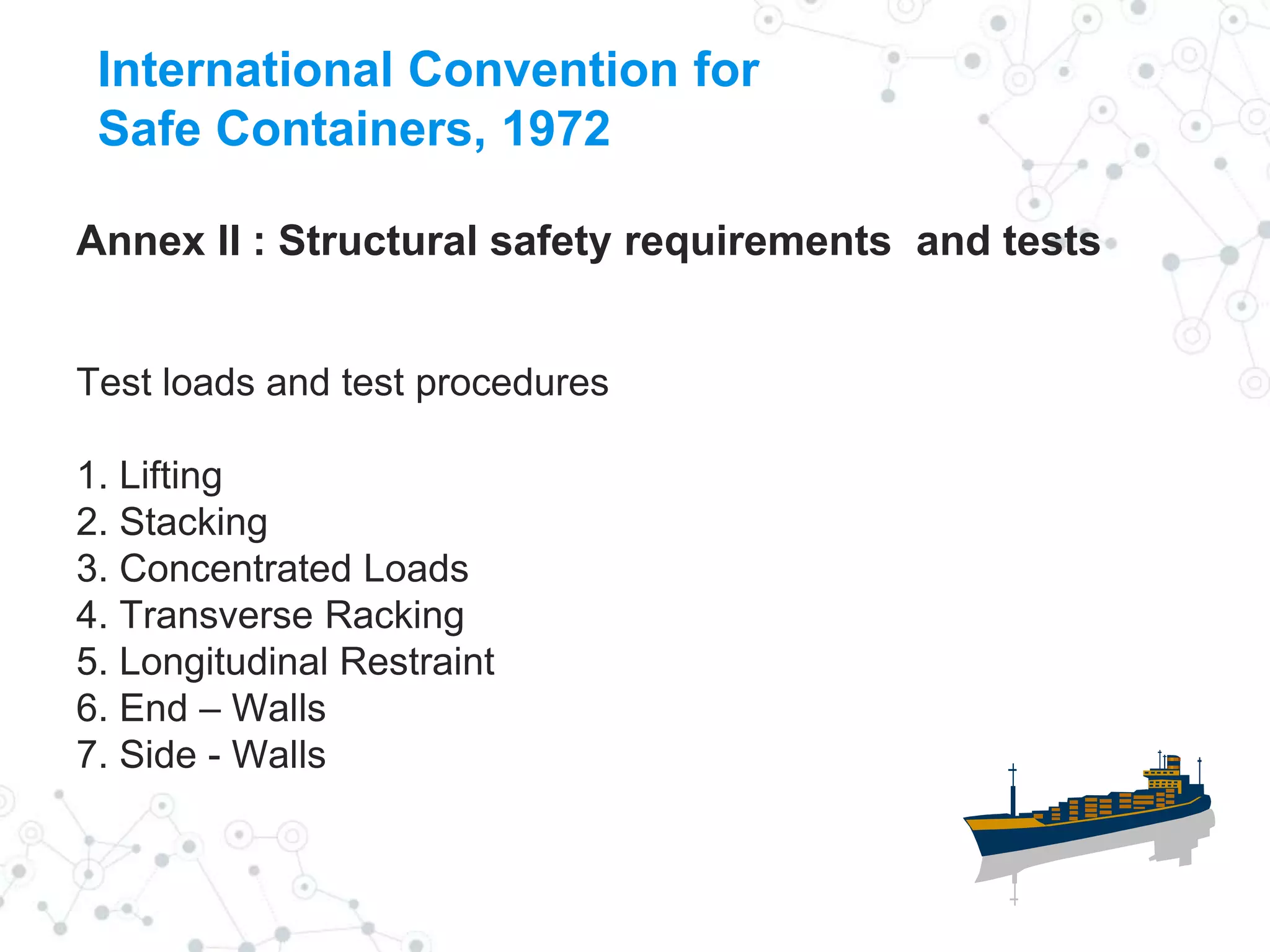Convention for safe containers | PPTX