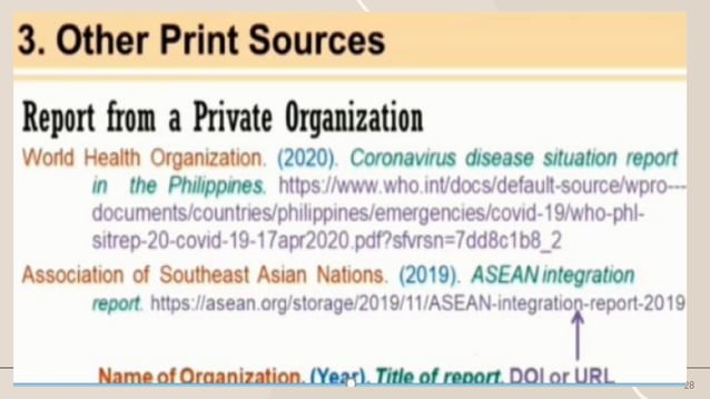 CONVENTION IN CITING SOURCES GRADE 8 LESSON | PDF