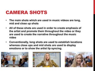 Convention of a music video | PPTX