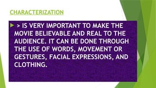 CONVENTION OF FILMS ENGLISH. for grade 6 | PPTX