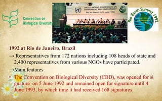 Convention on Biological Diversity - CBD | PPTX
