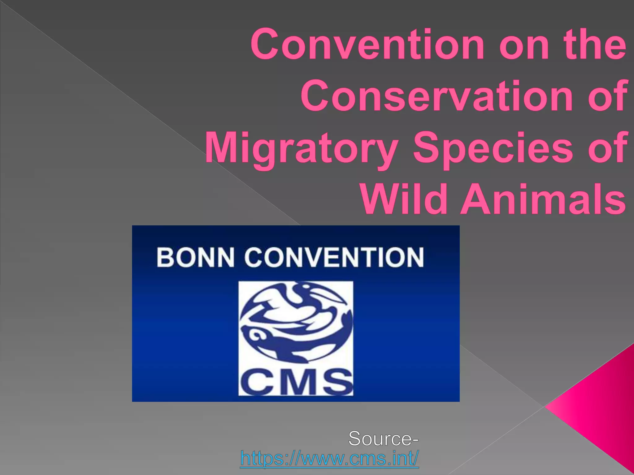 Bonn Convention (CMS) | PPTX