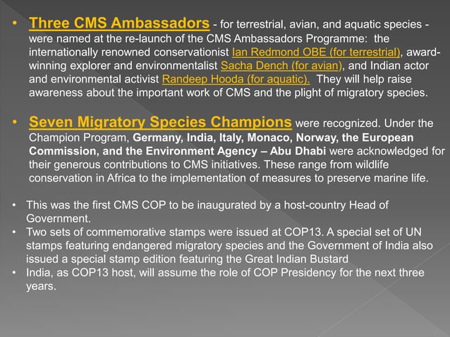Bonn Convention (CMS) | PPTX