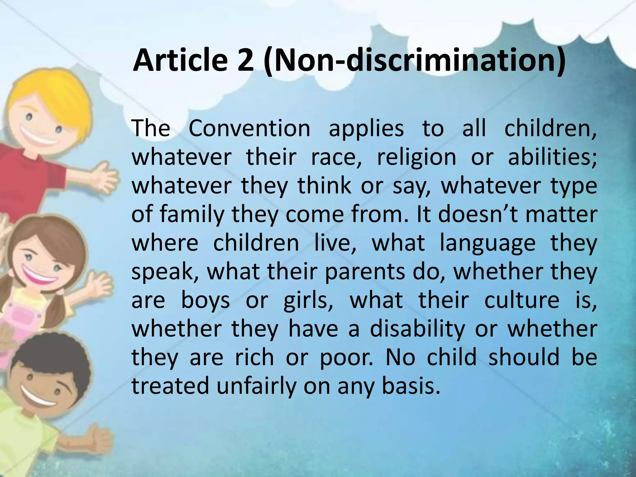 CONVENTION ON THE RIGHTS OF THE CHILD | PPTX