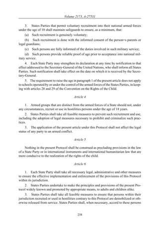 Convention rights child children in armed conflict | PDF
