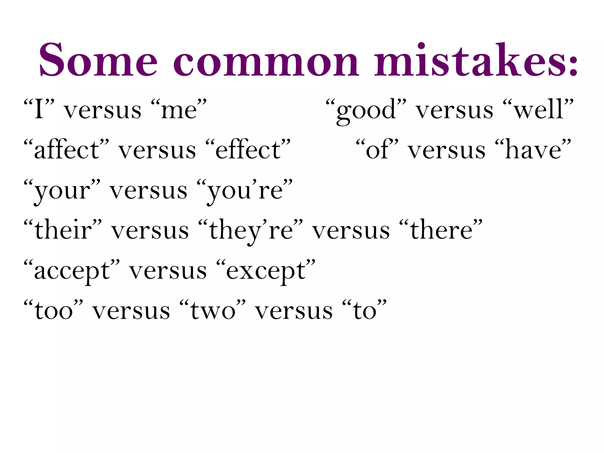 6 Trait Writing - Conventions | PPT