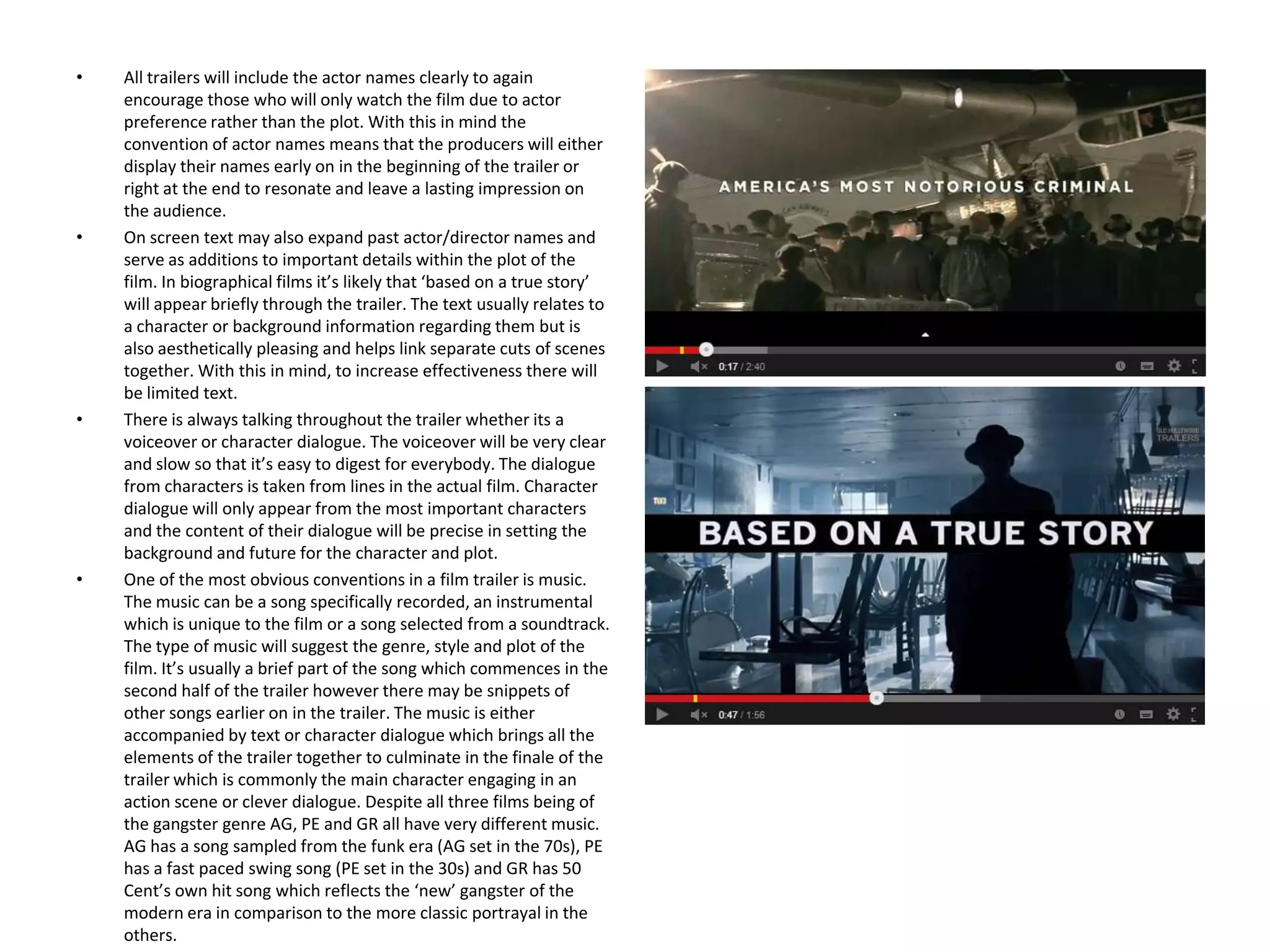 Conventions Of A Film Trailer | PPTX