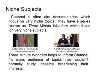 Conventions of Channel 4 | PPTX