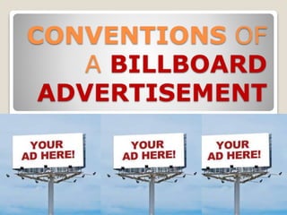 Conventions (Billboard Advertisement) | PPTX