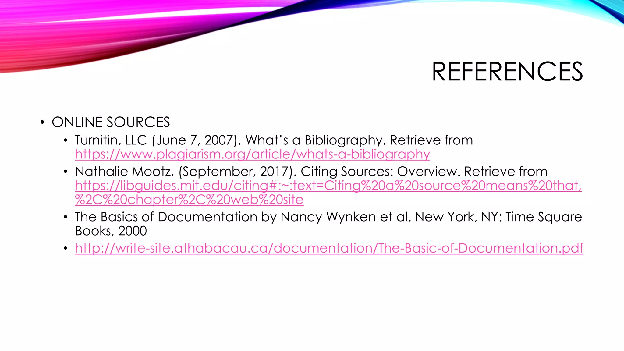 Conventions in citing sources (module 3) | PDF