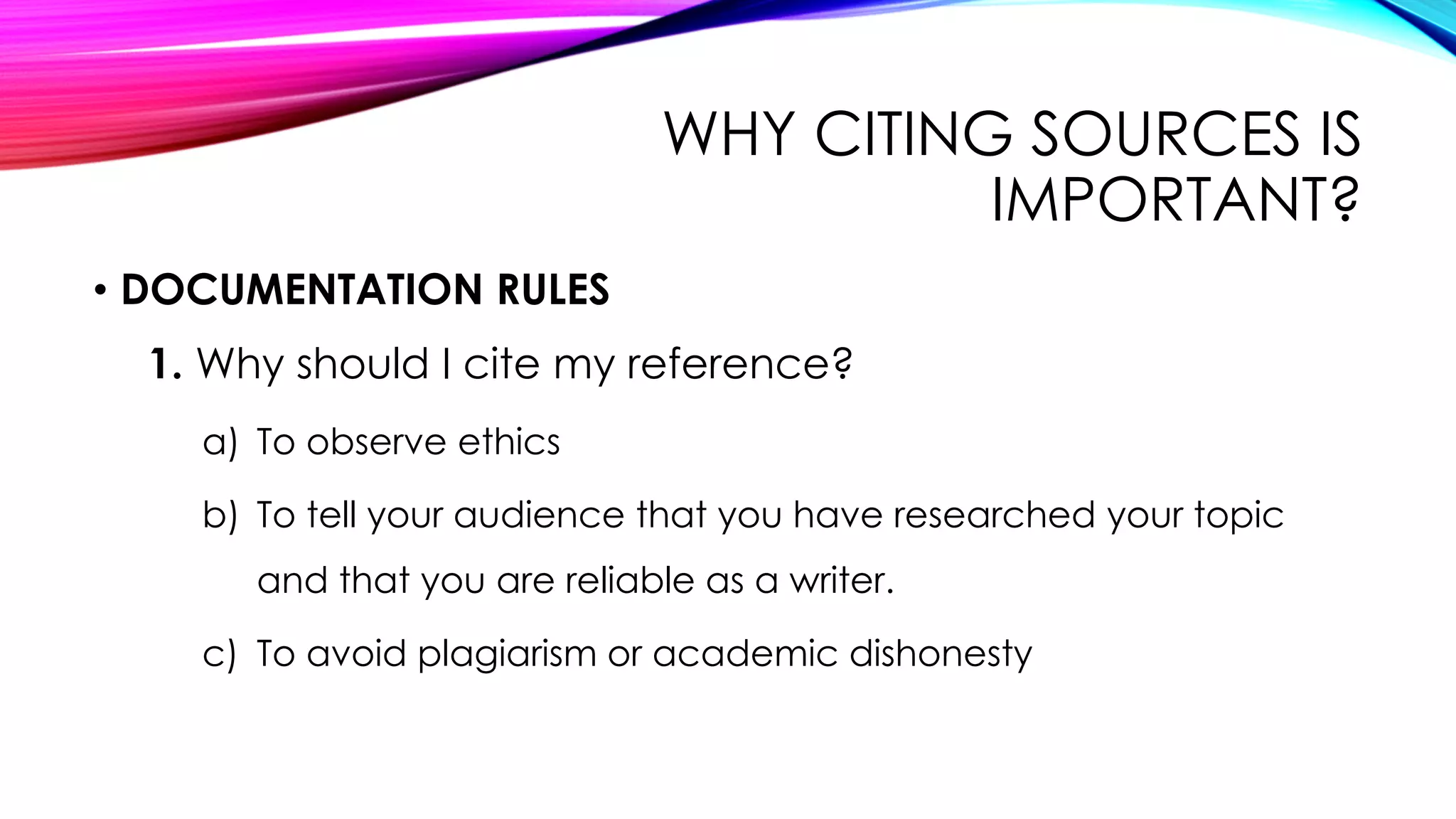 Conventions in citing sources (module 3) | PDF