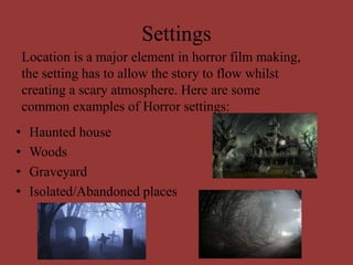 Conventions of Horror | PPTX