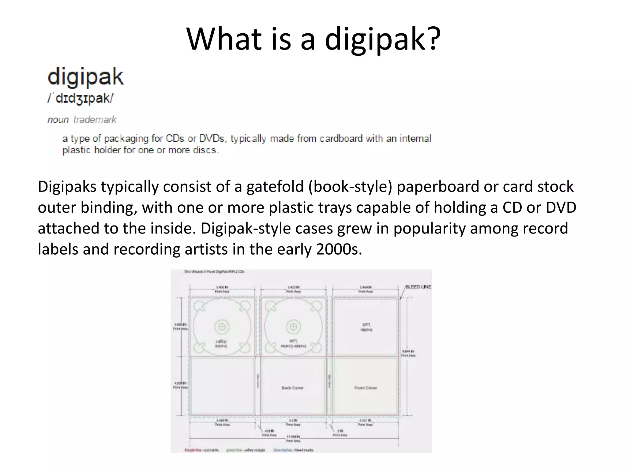 Digipak Presentation | PPT
