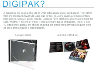 Conventions of a Digipak | PPTX