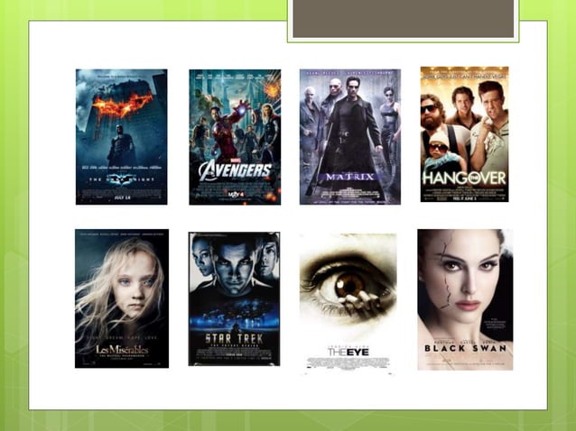 Conventions, analysis and genre differences of film posters | PPT