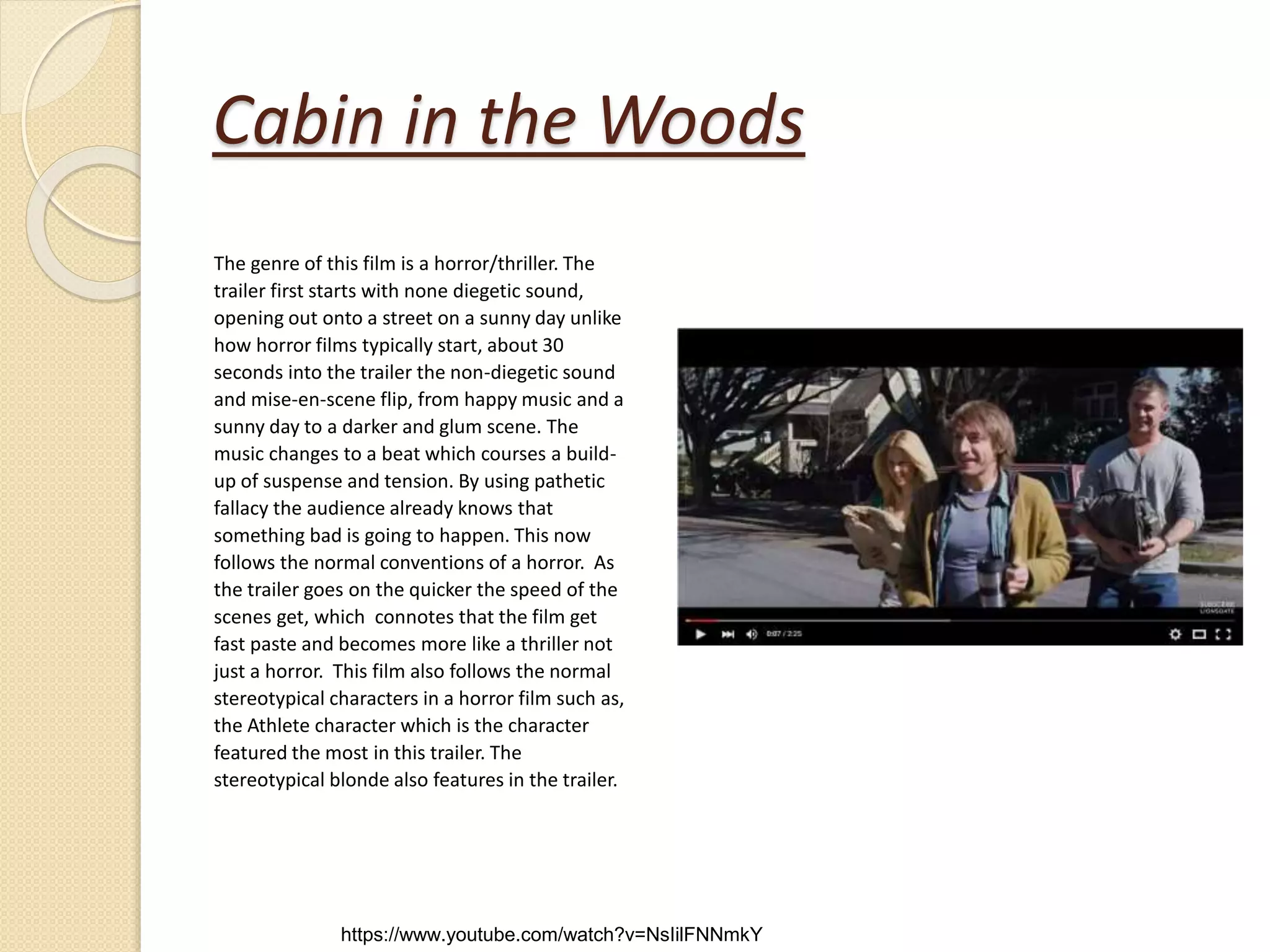 Conventions of a horror film | PPT