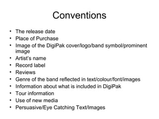 Conventions of a Magazine Advert | PPT