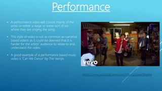 Conventions of a music video | PPTX