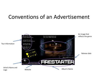 Conventions of an Advertisement/Poster | PPTX
