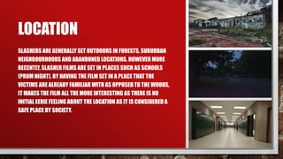 Conventions of a slasher film | PPTX