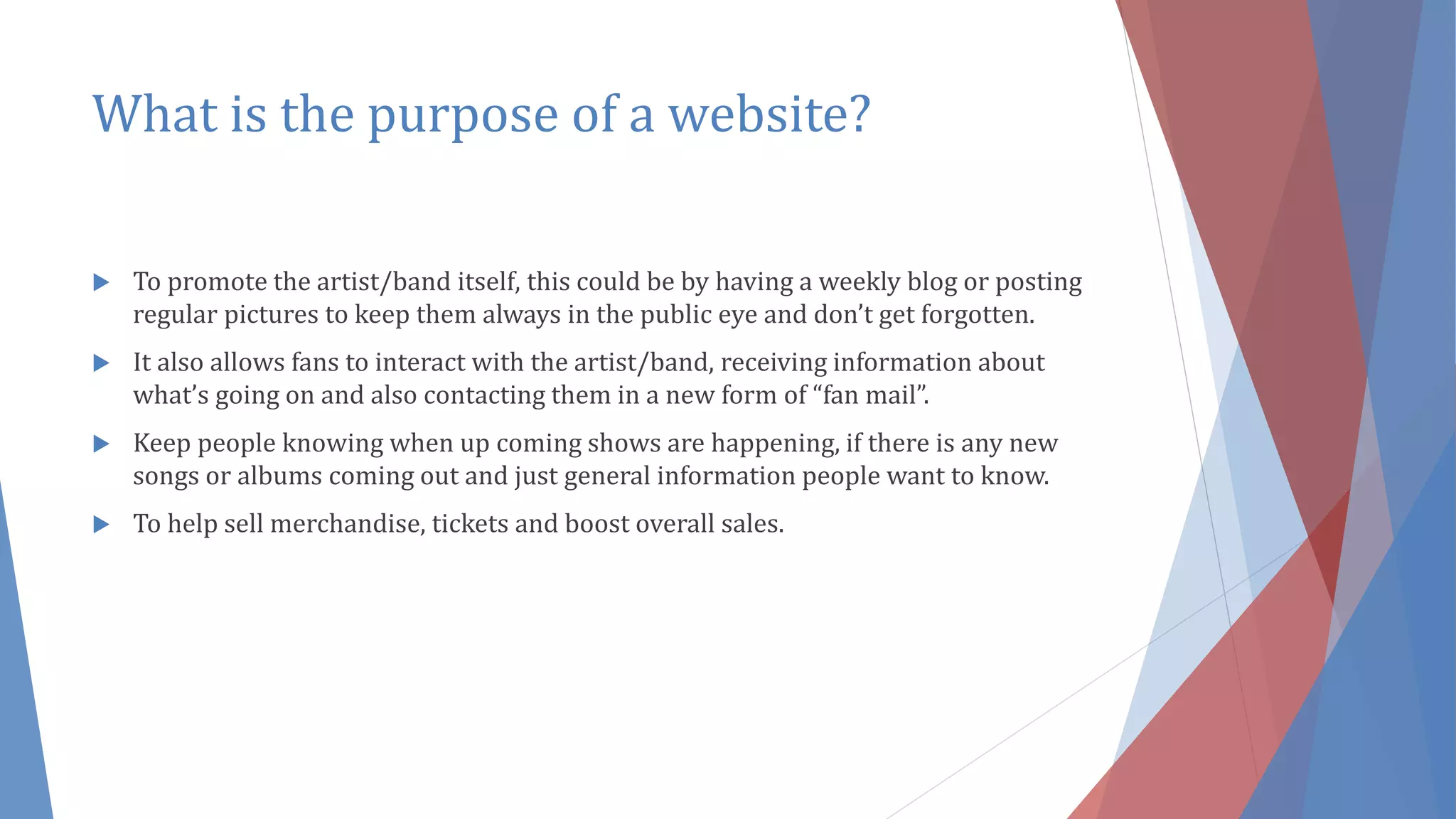 Conventions of a website | PPT